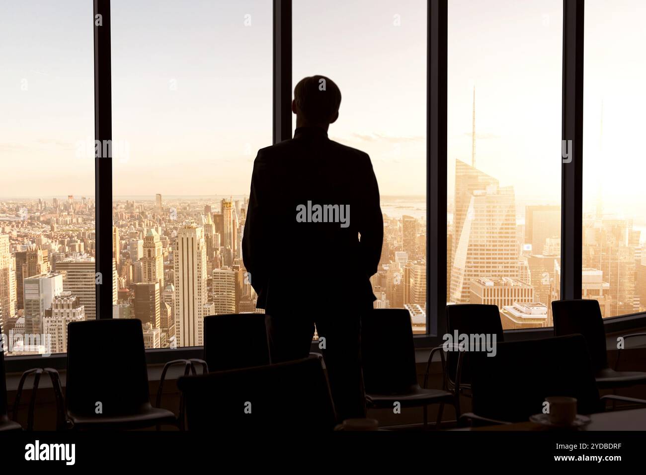 Office window view new york hi-res stock photography and images - Alamy