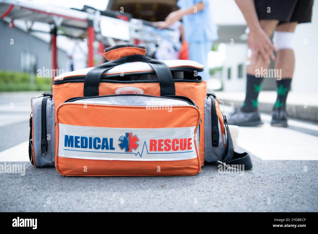 First aid bag, For the medical team who perform first aid in accidents ...