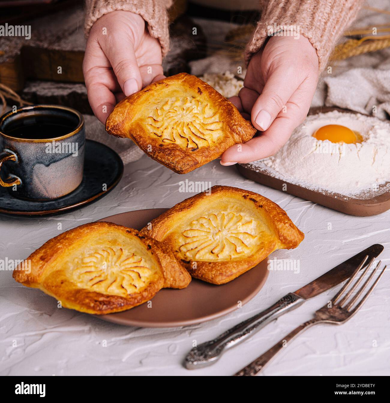 Cottage cheese egg in hi-res stock photography and images - Alamy