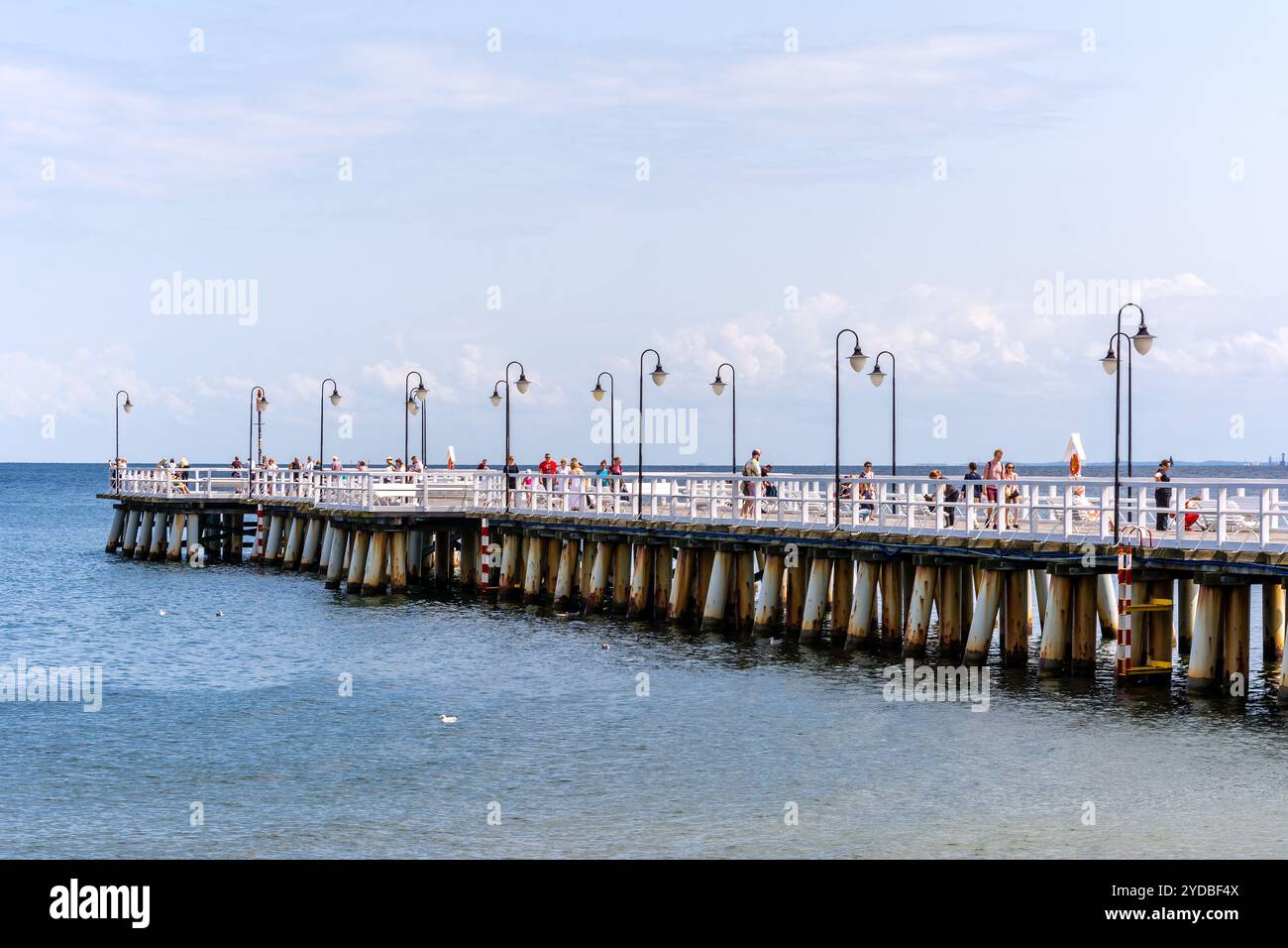 Pier in Gdynia-Orlowo (Poland Stock Photo - Alamy