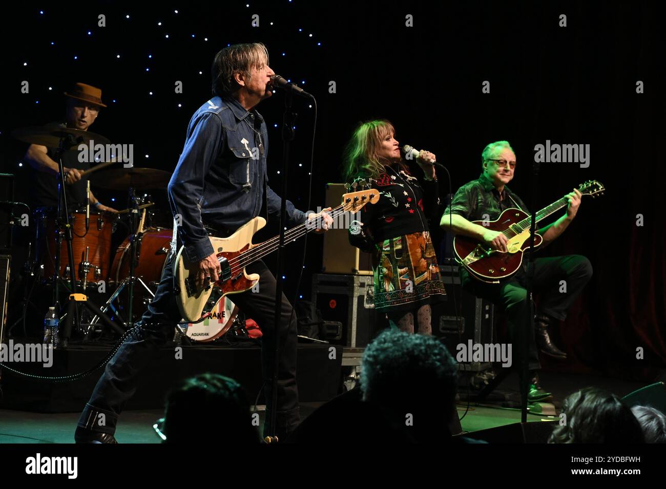 Nashville, USA. 25th Oct, 2024. DJ Bonebreak, John Doe, Exene Cervenka ...