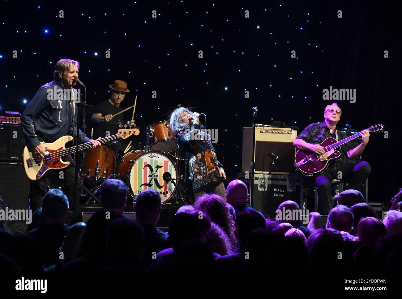 Nashville, USA. 25th Oct, 2024. DJ Bonebreak, John Doe, Exene Cervenka ...