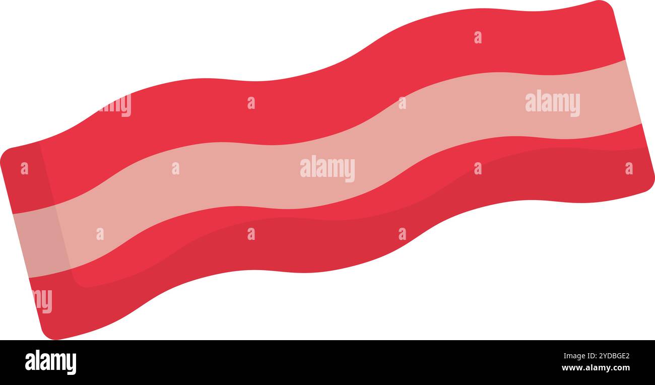 Bacon icon. Processed meat icon. Editable vector Stock Vector Image ...
