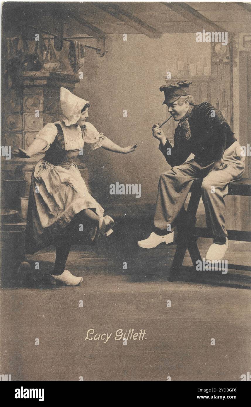 Lucy Gillett- Edwardian lady juggler in a Dutch setting. Lucy Gillett ...