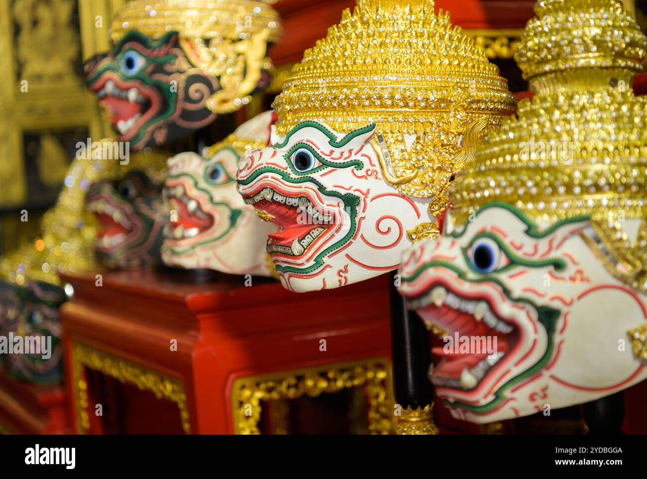 Khon, Is a classical Thai dance in a mask. This is an actor's mask ...