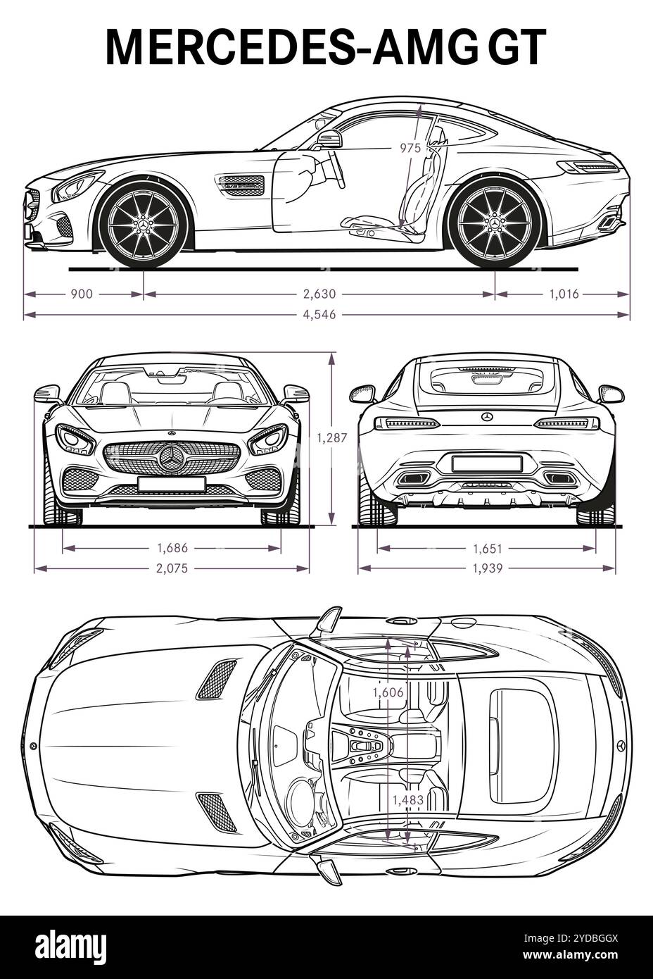 Amg gt Stock Vector Images - Alamy