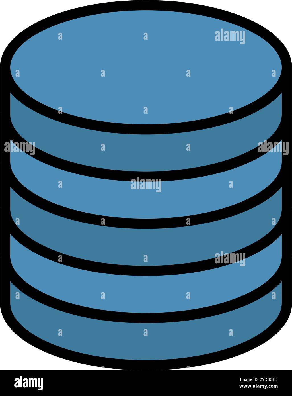 Server Icon. Hosting service icon. Editable vector Stock Vector Image ...