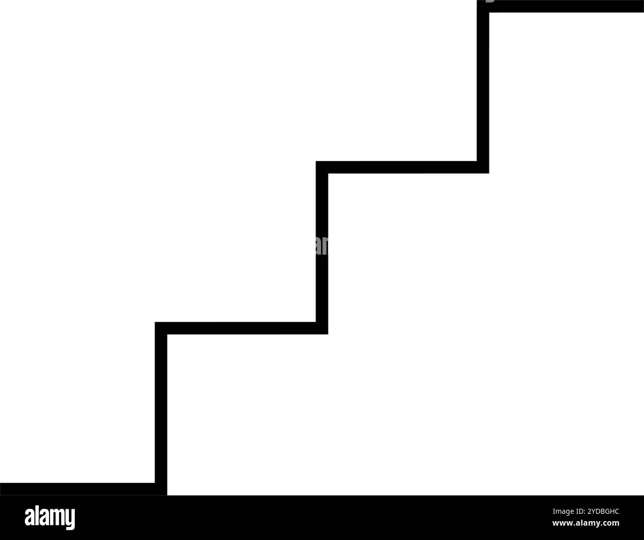 Simple Stairs information sign. Stairway. Editable vector Stock Vector ...