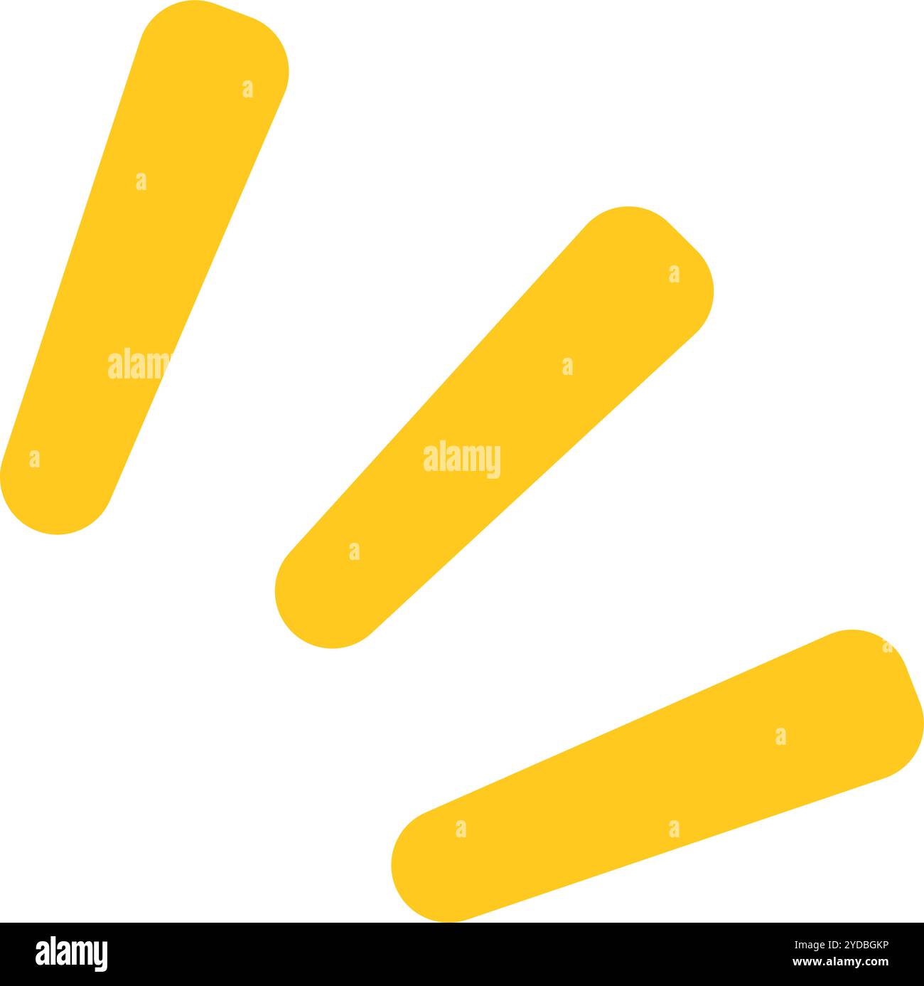 Yellow emphasis pop icon. Surprising expression. Editable vector Stock ...