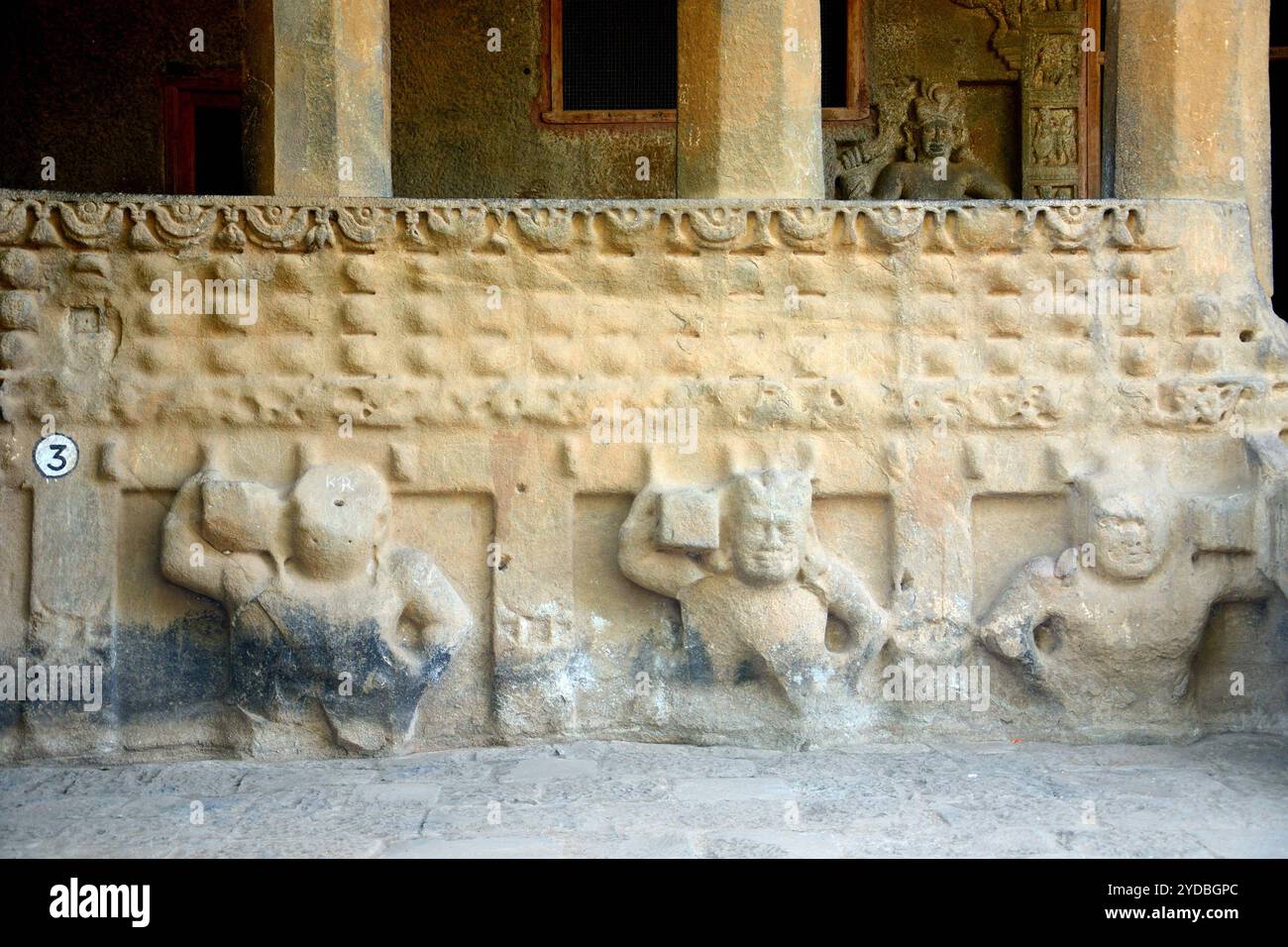 Partial view of Pandav Leni, located on the hill in Nashik, Maharashtra ...