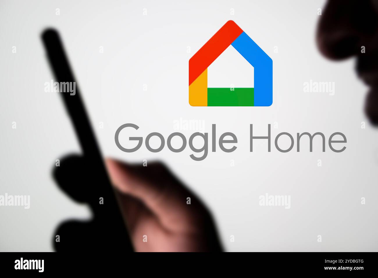 Dhaka, Bangladesh- 23 July 2024: Google Home logo is seen displayed ...