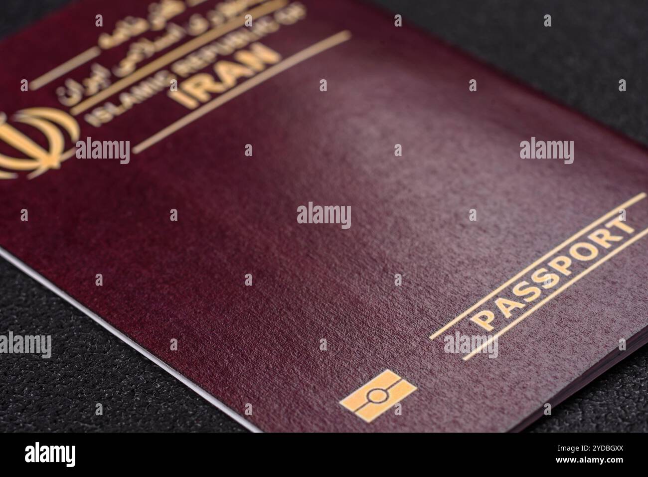 Physical paper international passport of Iranian citizen Stock Photo ...
