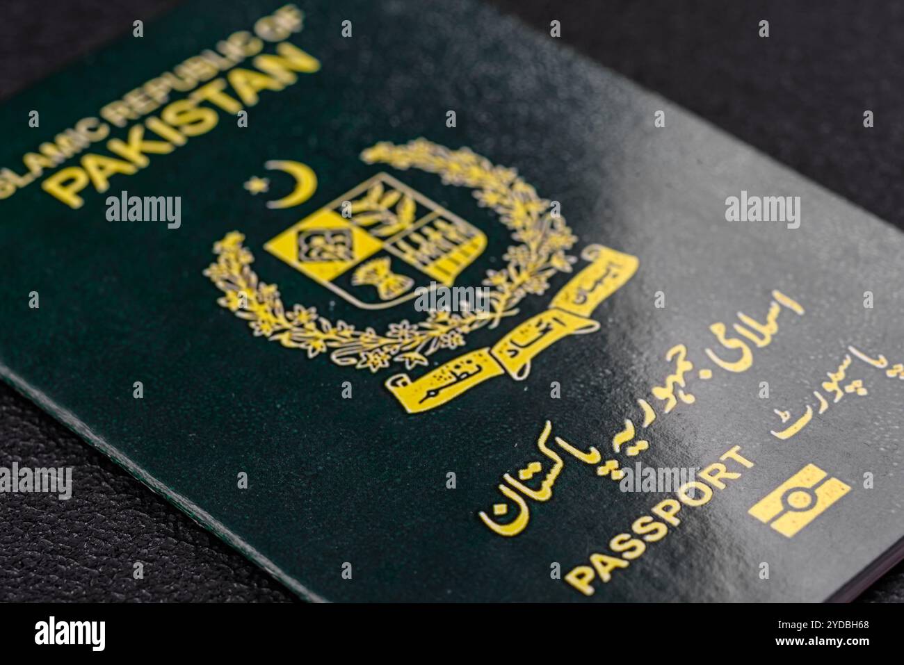 Physical paper international passport of Pakistani citizen Stock Photo ...