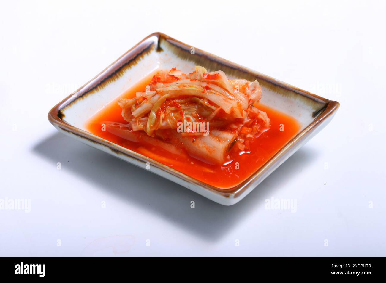 Kimchi cabbage in bowl, Korean homemade fermented side dish food on ...