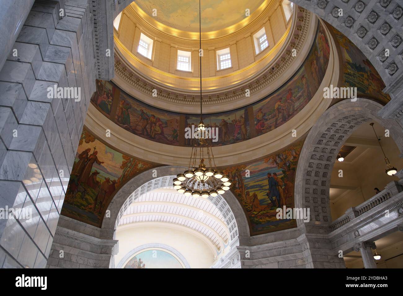Salt Lake City,Utah,USA-June 16th 2024: inside of Utah State Capitol ...