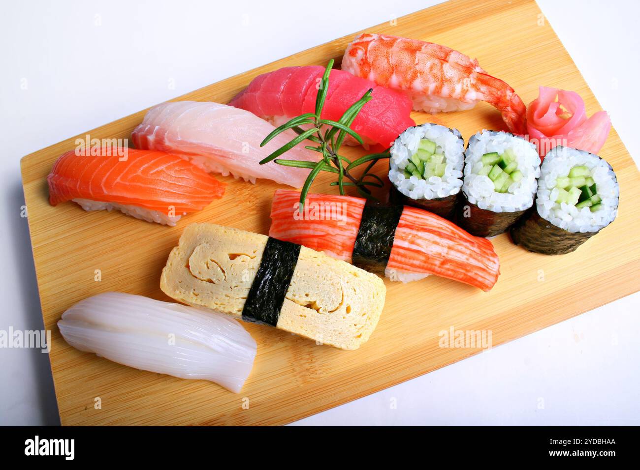 Sushi assortment, A combination of Sushi Vinegared rice and raw fish, Sushi Moriawase (Mixed ...