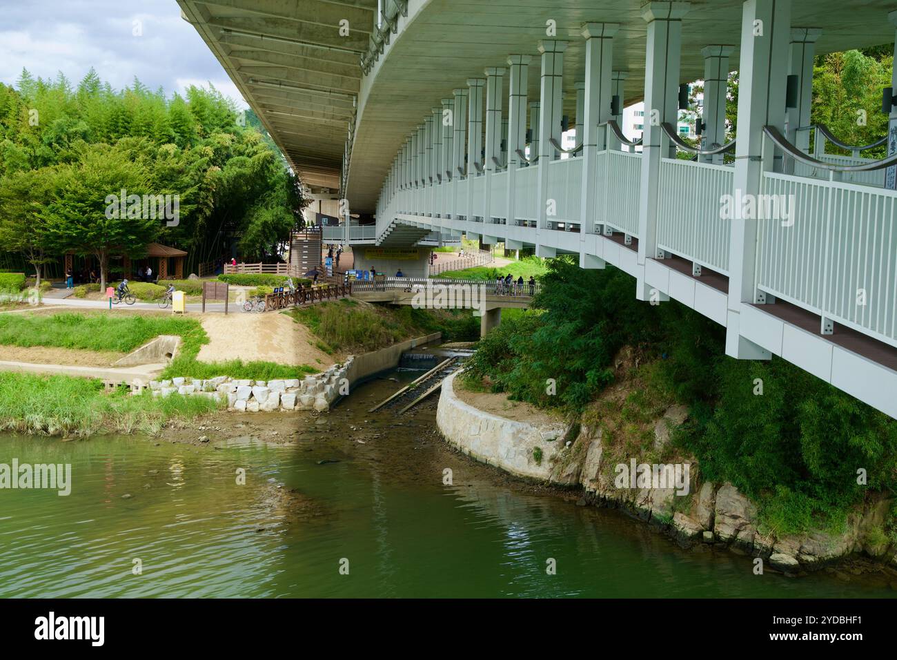 Ulsan, South Korea - October 5th, 2024: A view from beneath the ...