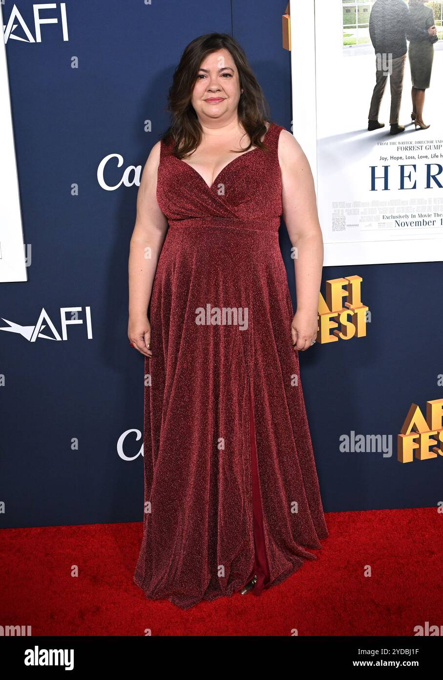Anya Marco-Harris arriving to the world premiere of ‘Here’ during AFI ...