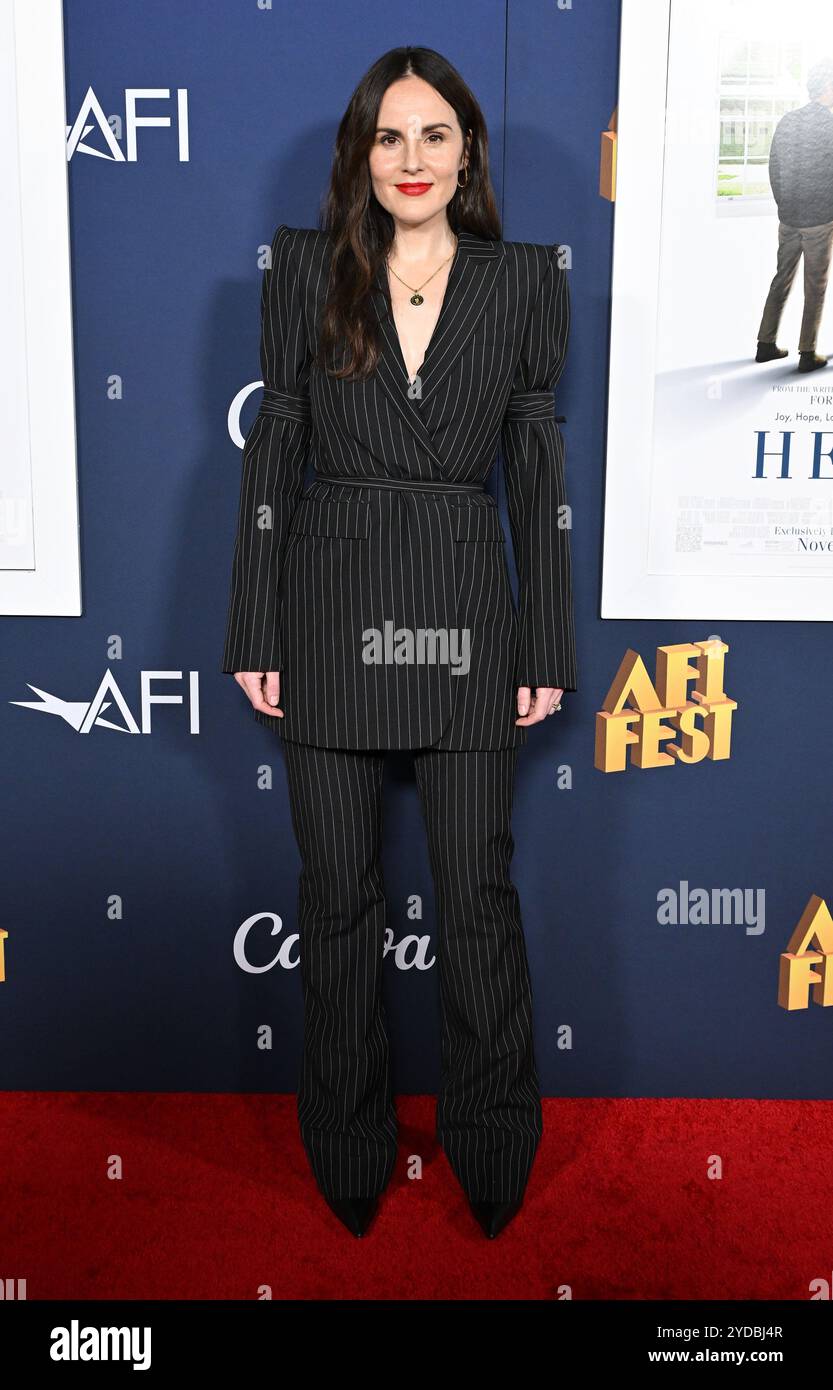 Hollywood, USA. 25th Oct, 2024. Michelle Dockery arriving to the world ...