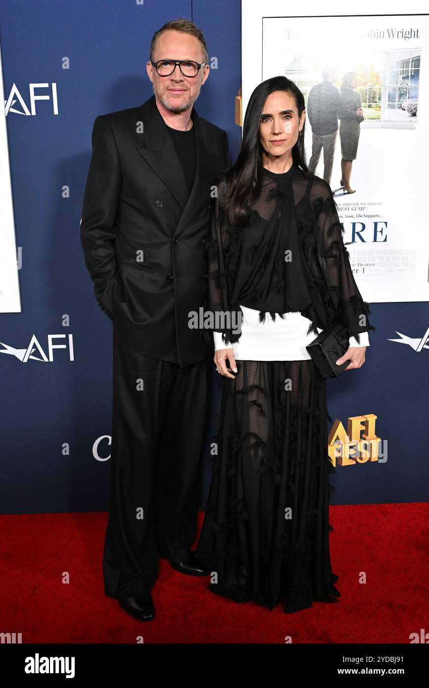 Hollywood, USA. 25th Oct, 2024. Paul Bettany and Jennifer Connelly ...