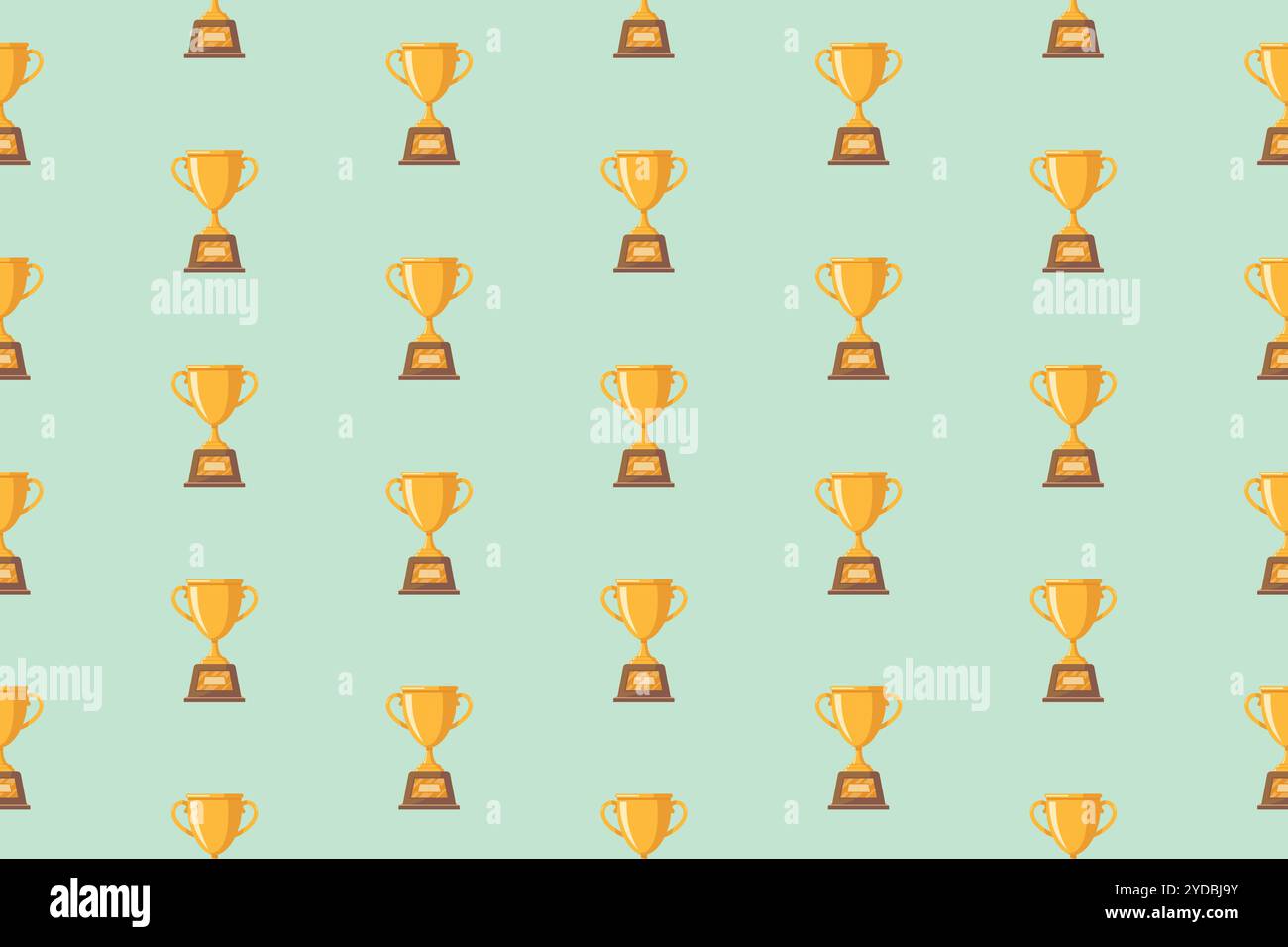 Seamless pattern with trophies hi-res stock photography and images - Alamy