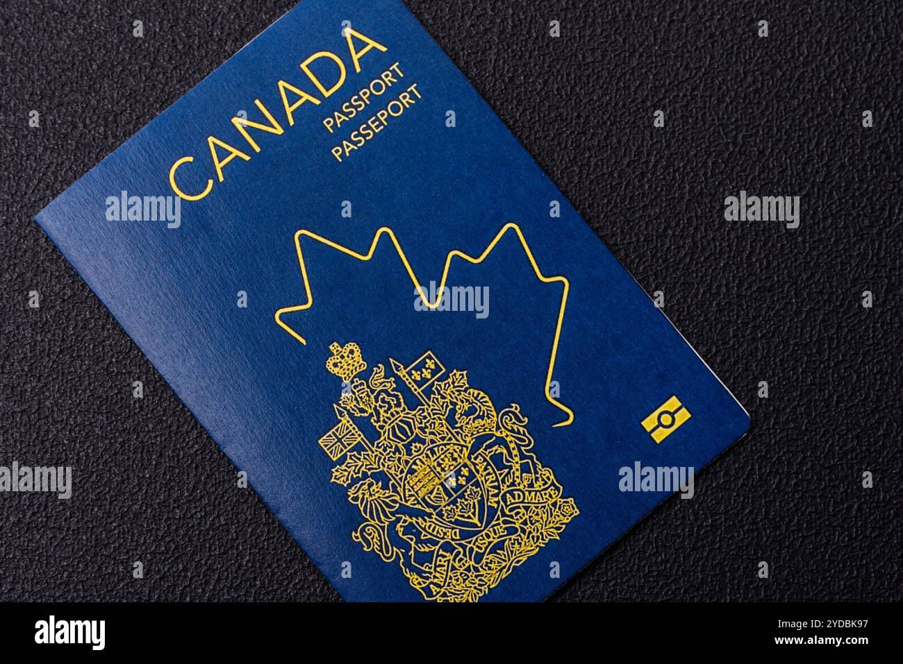 Physical paper international passport of a Canadian citizen Stock Photo ...