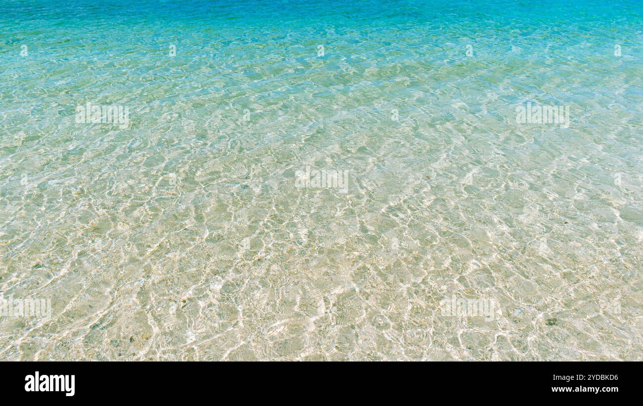 Clear waters on a white sand beach. Romblon Island, Philippines Stock ...