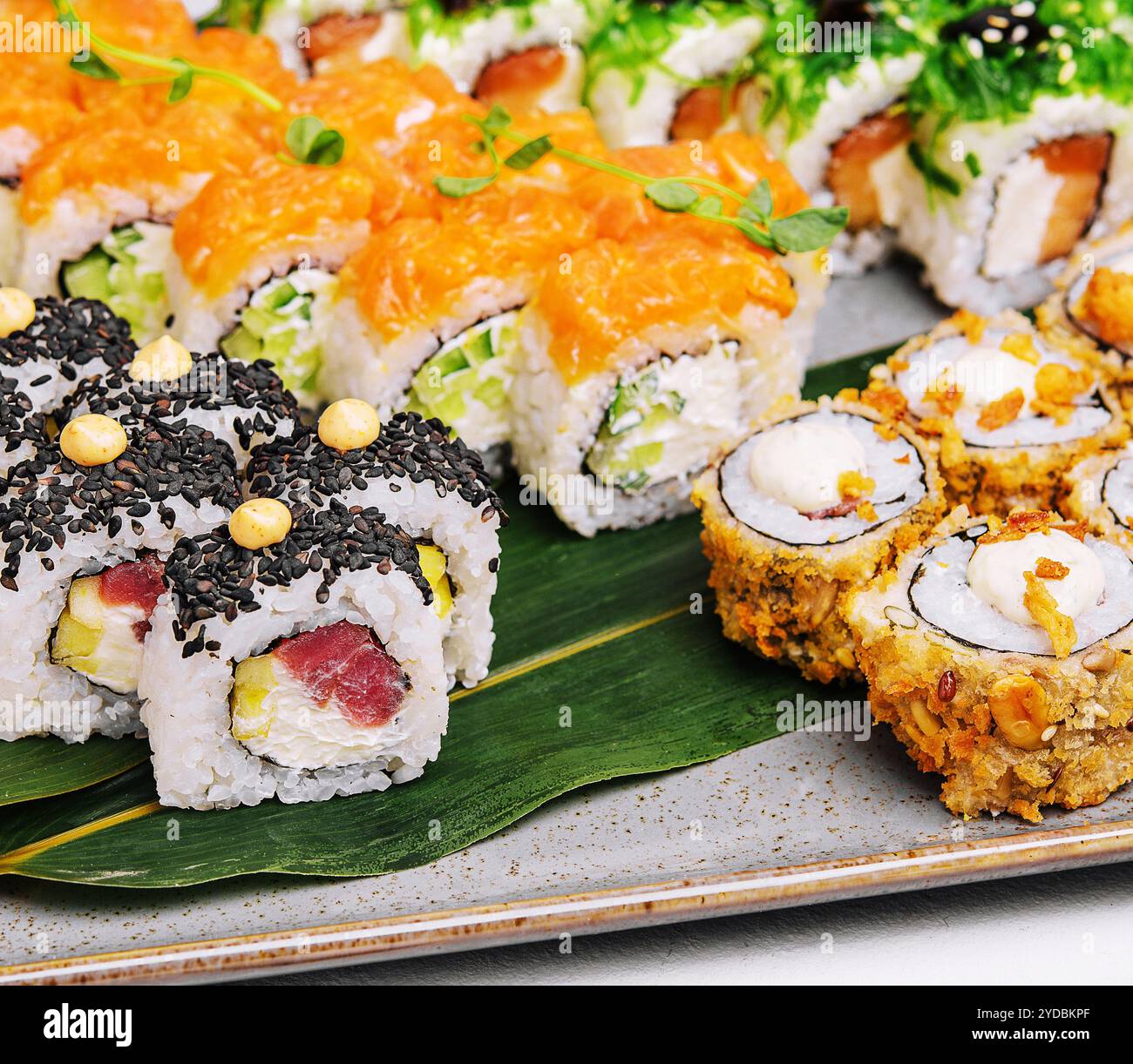 Various types maki sushi hi-res stock photography and images - Alamy