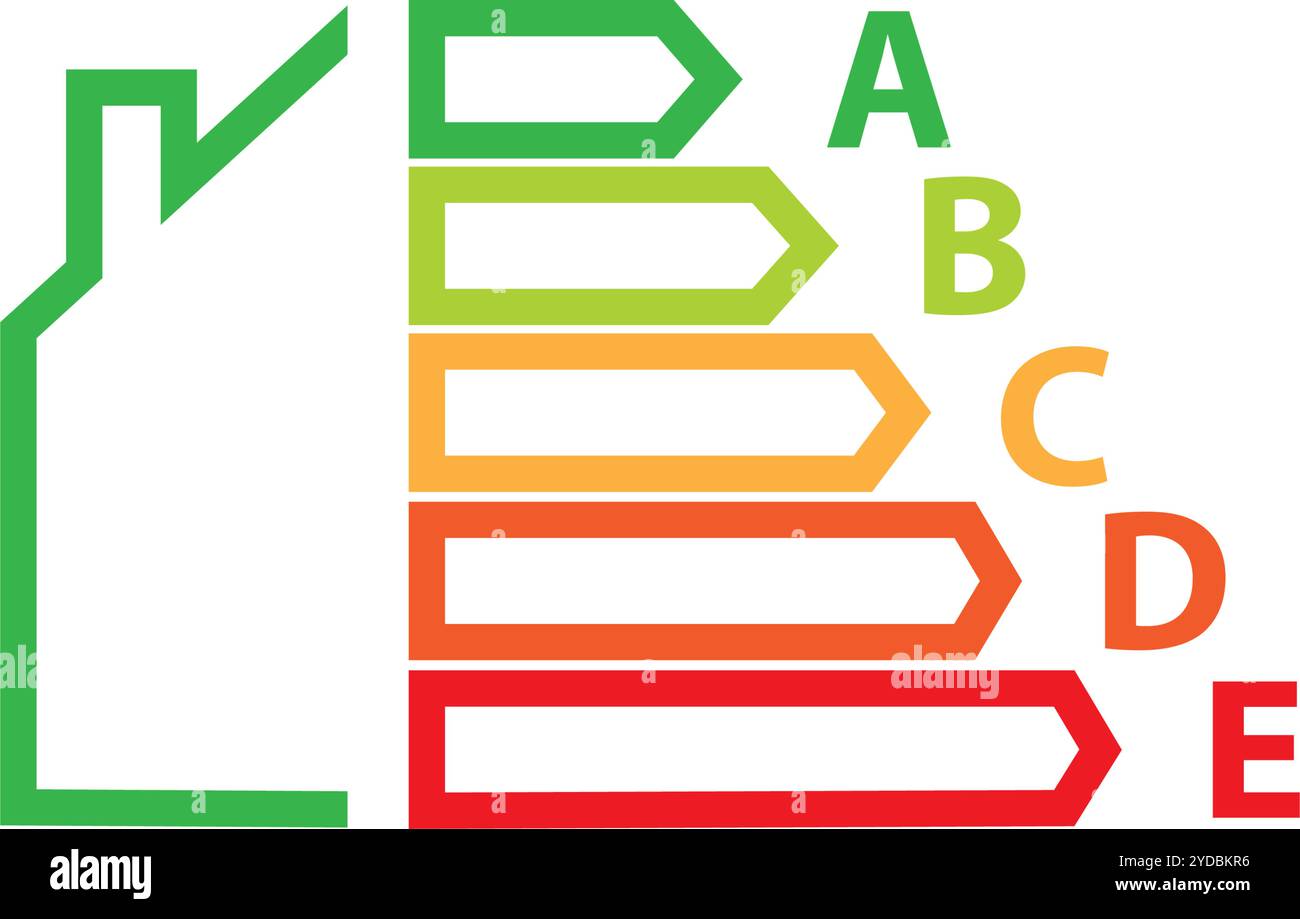 Green energy efficiency. Vector logo. Chart concept. Green energy ...