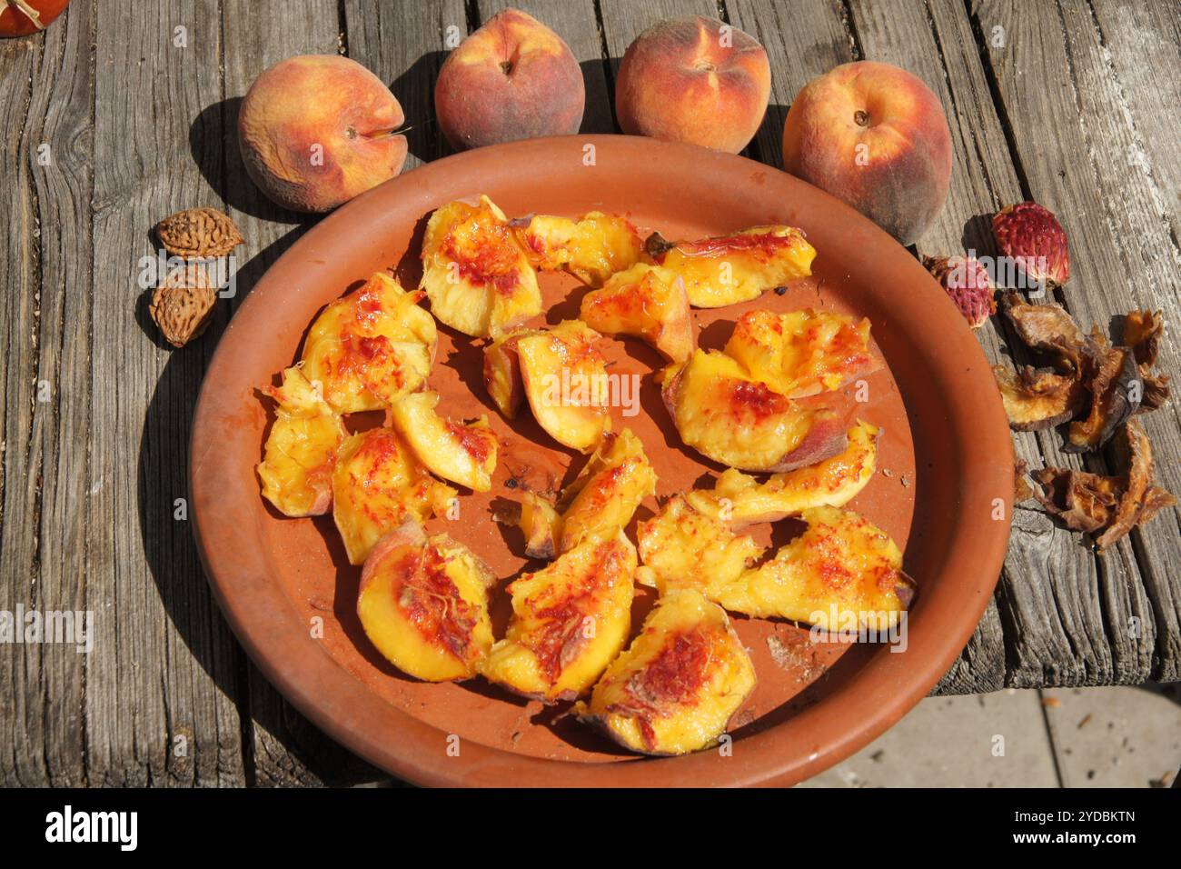 Peach curl hi-res stock photography and images - Alamy