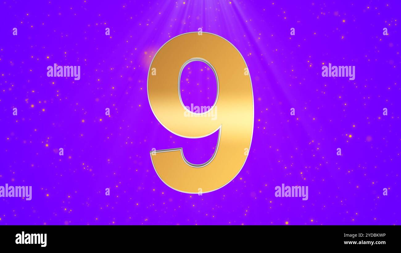 Purple number hi-res stock photography and images - Alamy