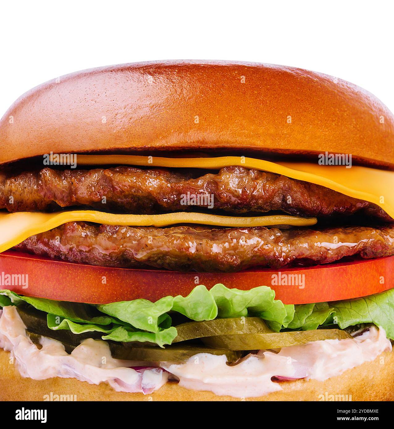 Close up delicious cheeseburger on hi-res stock photography and images ...