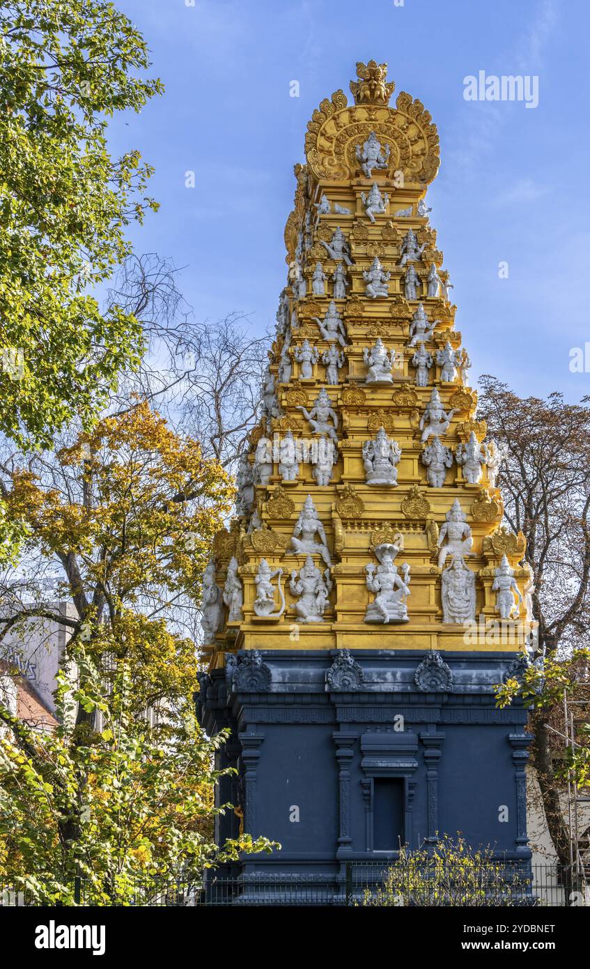 Sri Ganesha Hindu Temple, Hasenheide, Berlin, Germany, Europe Stock ...