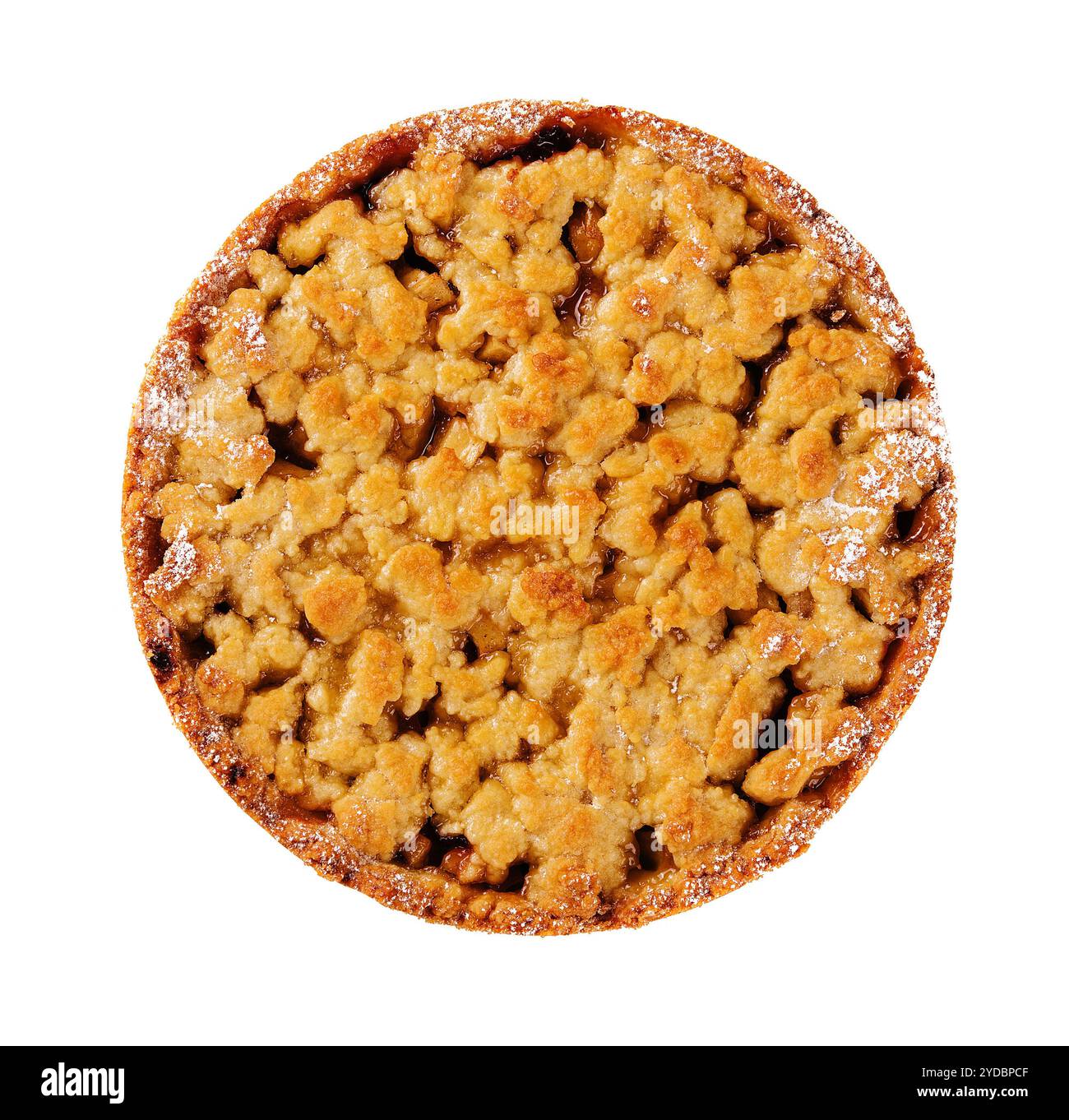 Homemade grated cake tart with lemon curd Stock Photo - Alamy