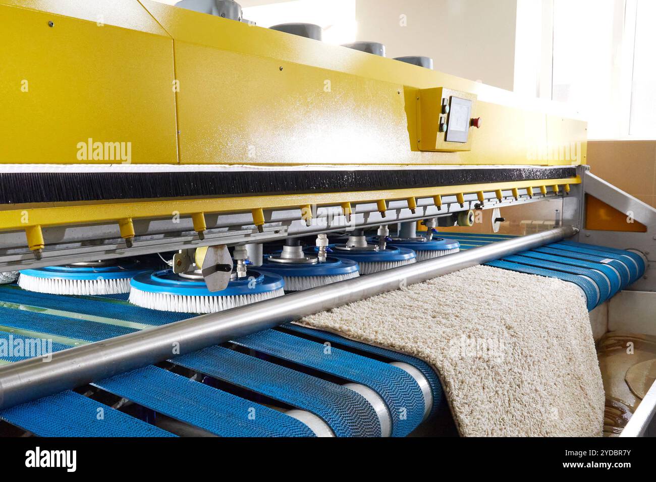 Automatic machine and equipment for carpet washing and dry cleaning Stock Photo - Alamy