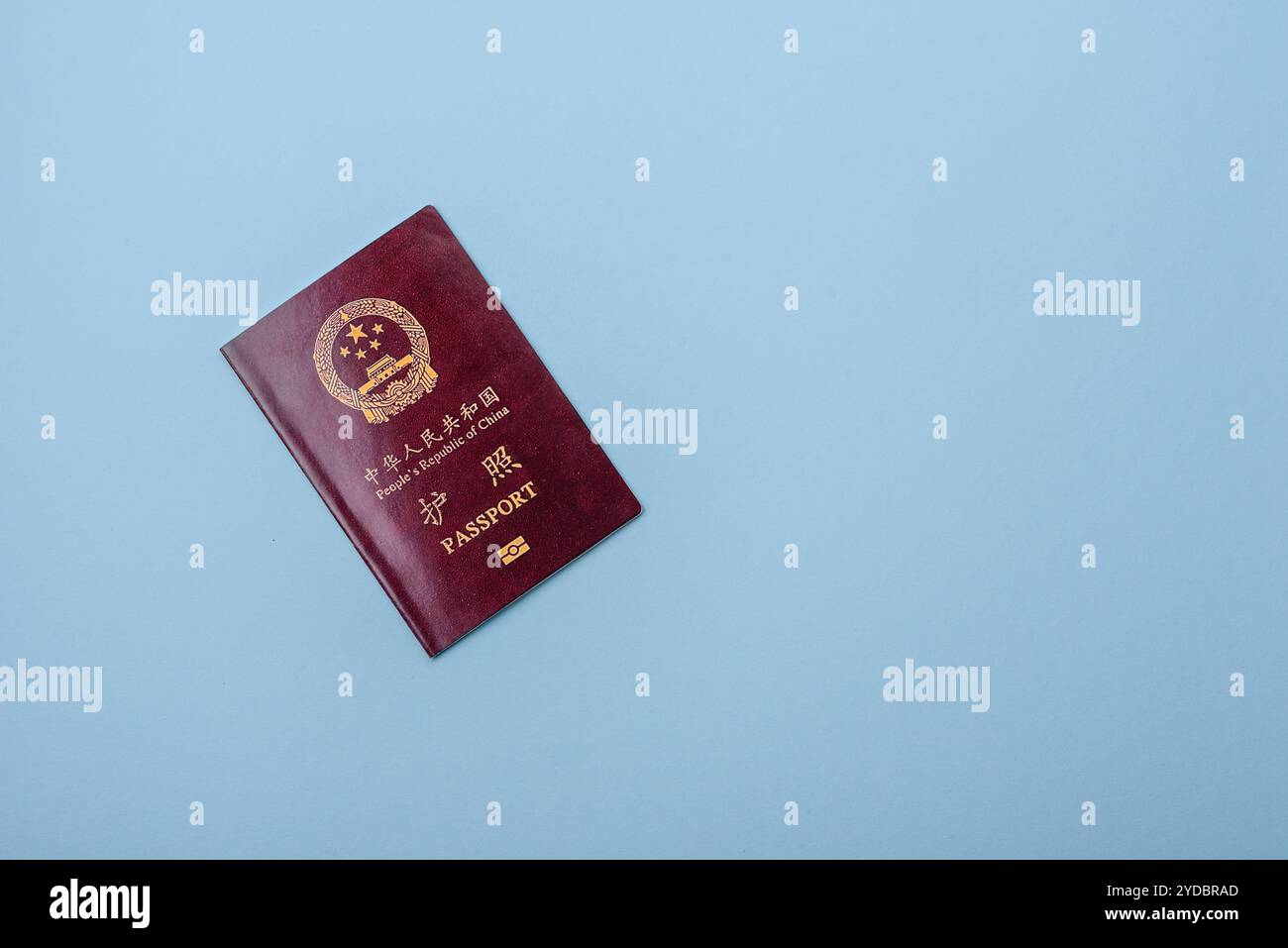 Physical paper international passport of a Chinese citizen Stock Photo ...