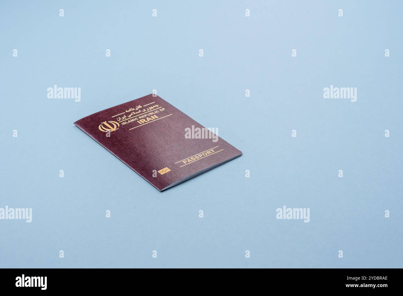 Physical paper international passport of Iranian citizen Stock Photo ...