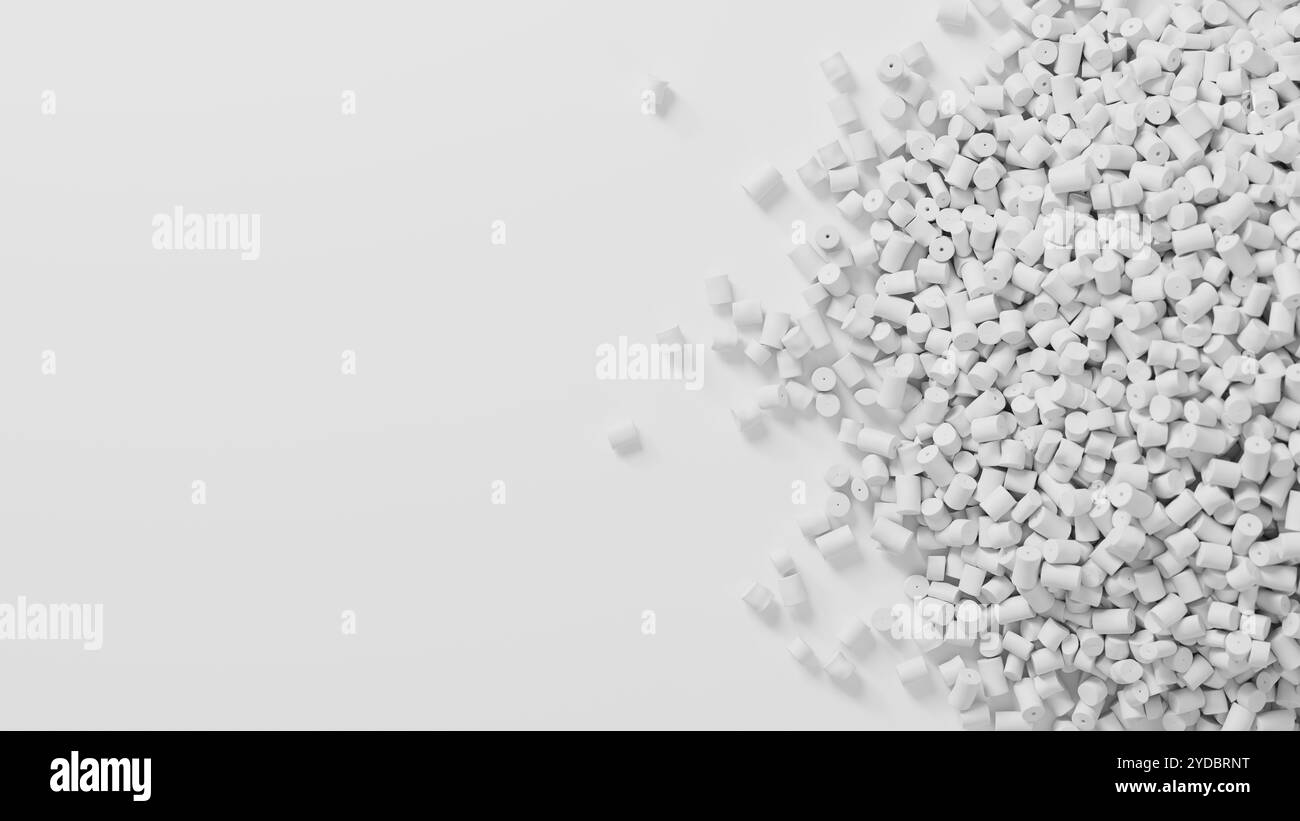 Plastic granules and pellets Black and White Stock Photos & Images - Alamy