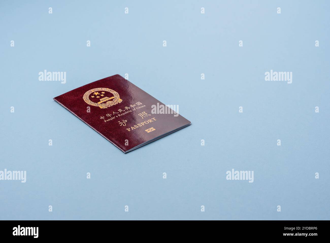 Physical paper international passport of a Chinese citizen Stock Photo ...