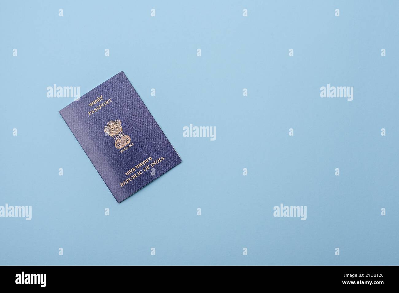Physical paper international passport of Indian citizen Stock Photo - Alamy