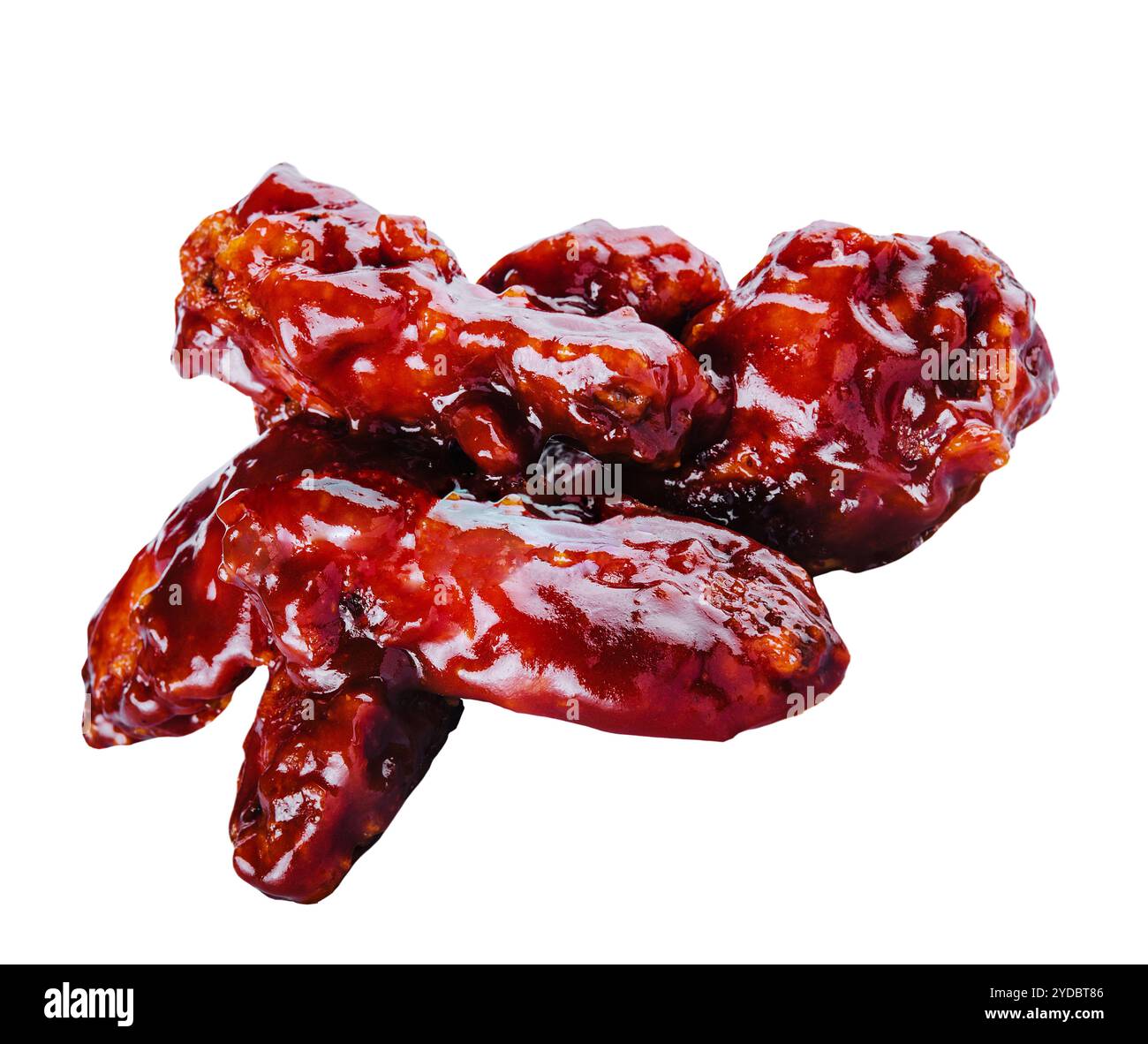 Delicious crispy roasted chicken wings on white Stock Photo - Alamy