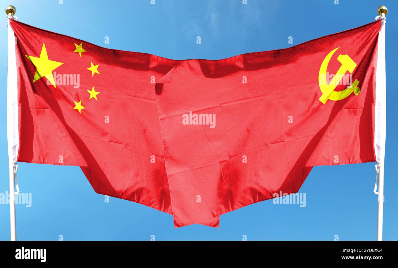 Communist government flag hi-res stock photography and images - Alamy