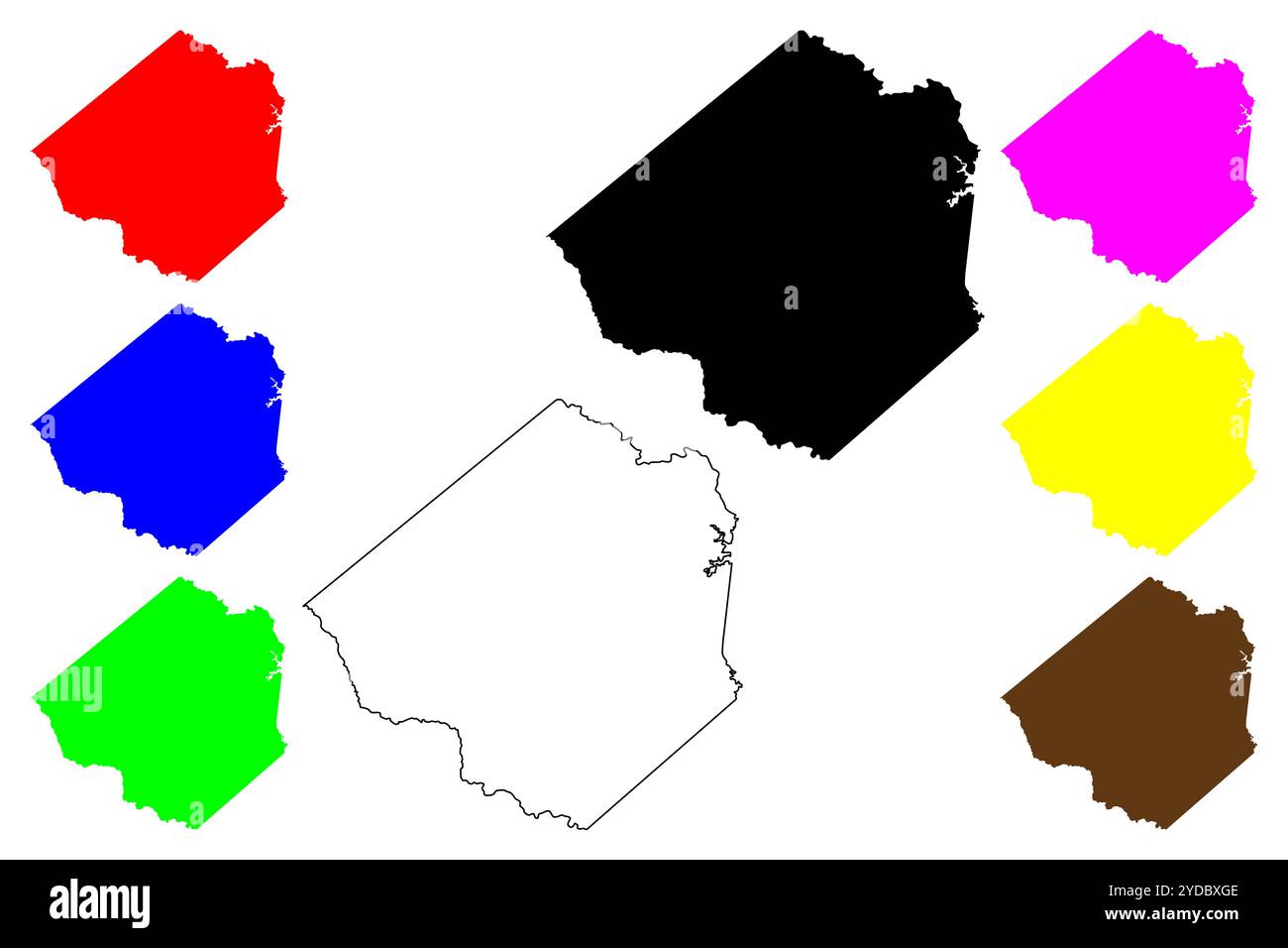 Goliad vector map hi-res stock photography and images - Alamy