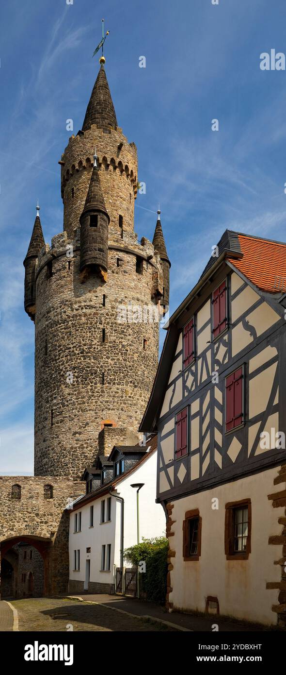 The Adolf Tower of Friedberg Castle, Friedberg, Wetterau, Hesse ...