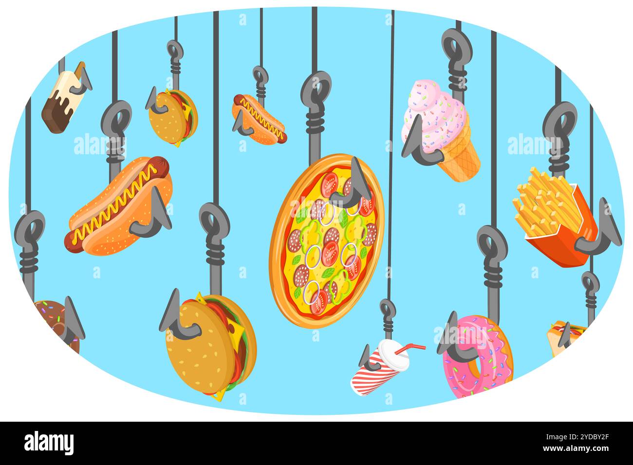 Fast Food Addiction and Harmful Effects, Junk Food Danger, Unhealthy ...