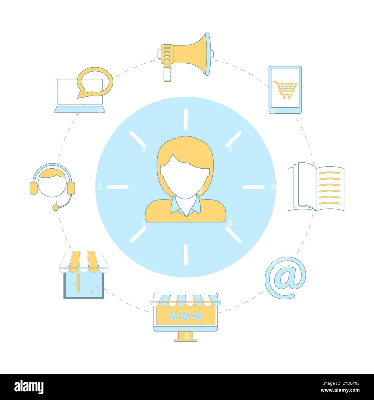 Omnichannel logo Cut Out Stock Images & Pictures - Alamy