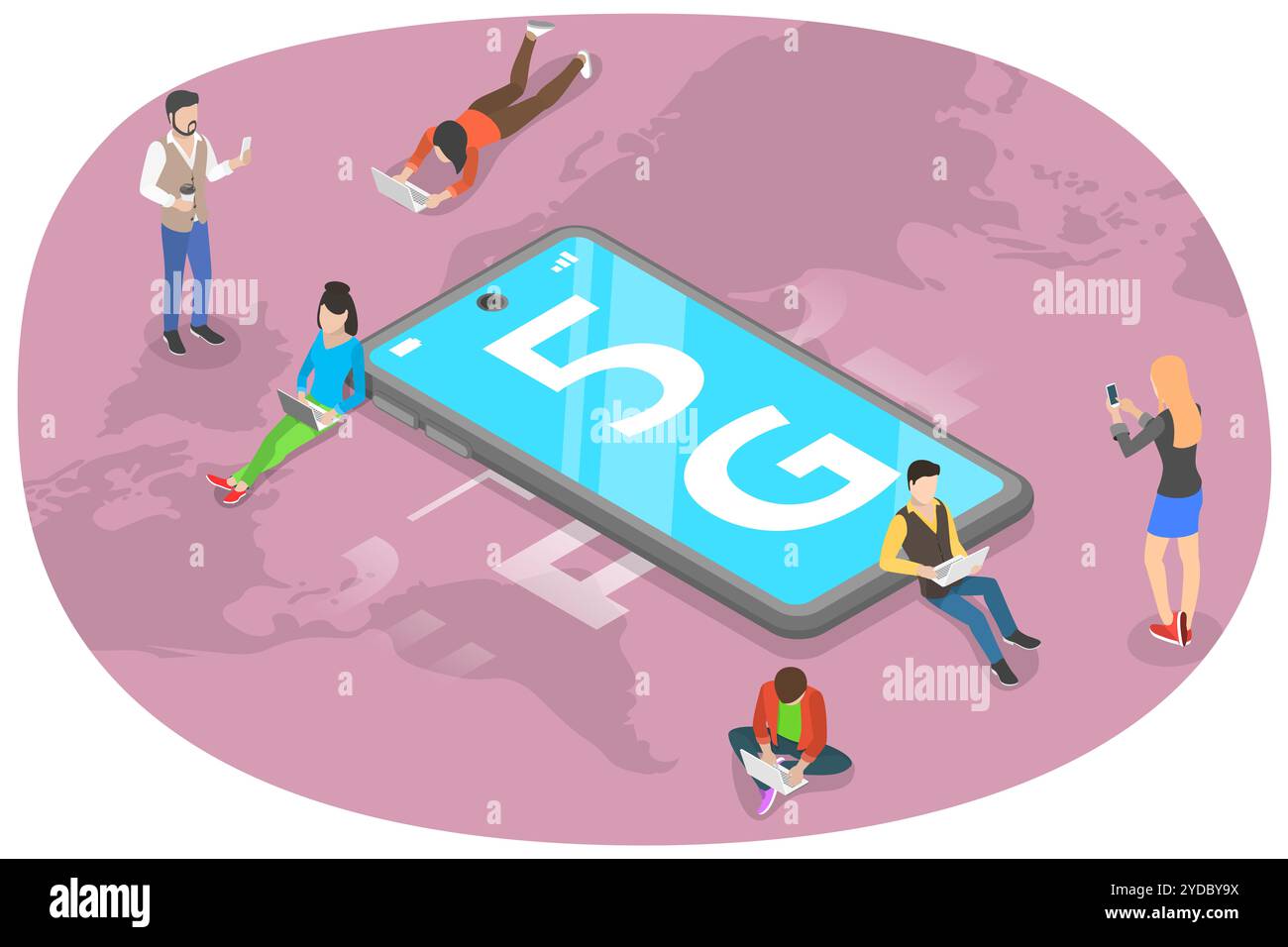 5g 6g network Cut Out Stock Images & Pictures - Alamy
