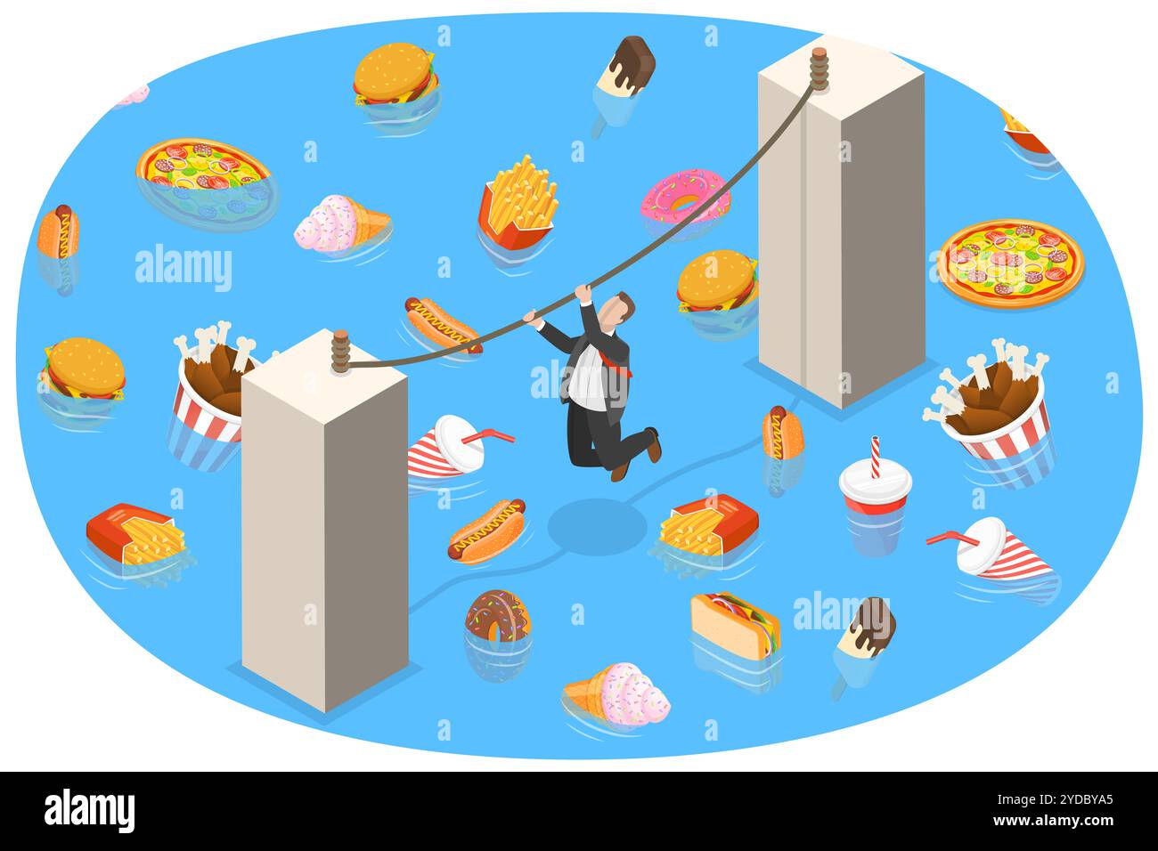 Unhealthy Nutrition Eating Risks, Fast Food Harmful Effects, Junk Food ...