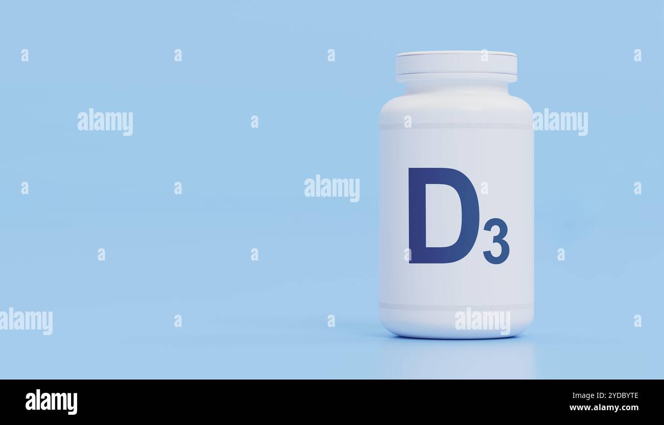 Vitamin D3. Nutritional Supplement Vitamin D3 Healthy Living, White ...