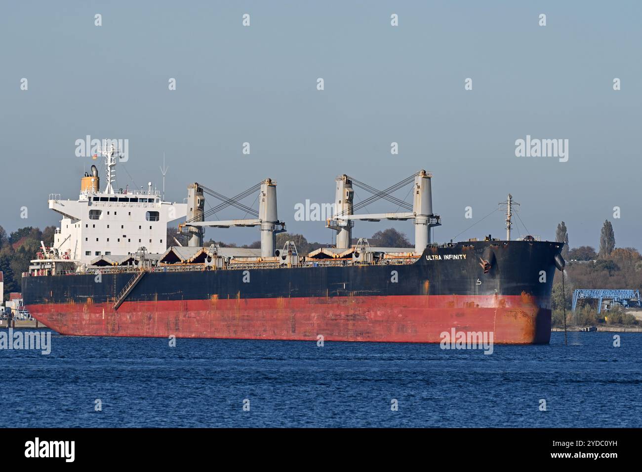 Bulkcarrier ULTRA INTEGRITY at the Kiel Fjord Stock Photo - Alamy